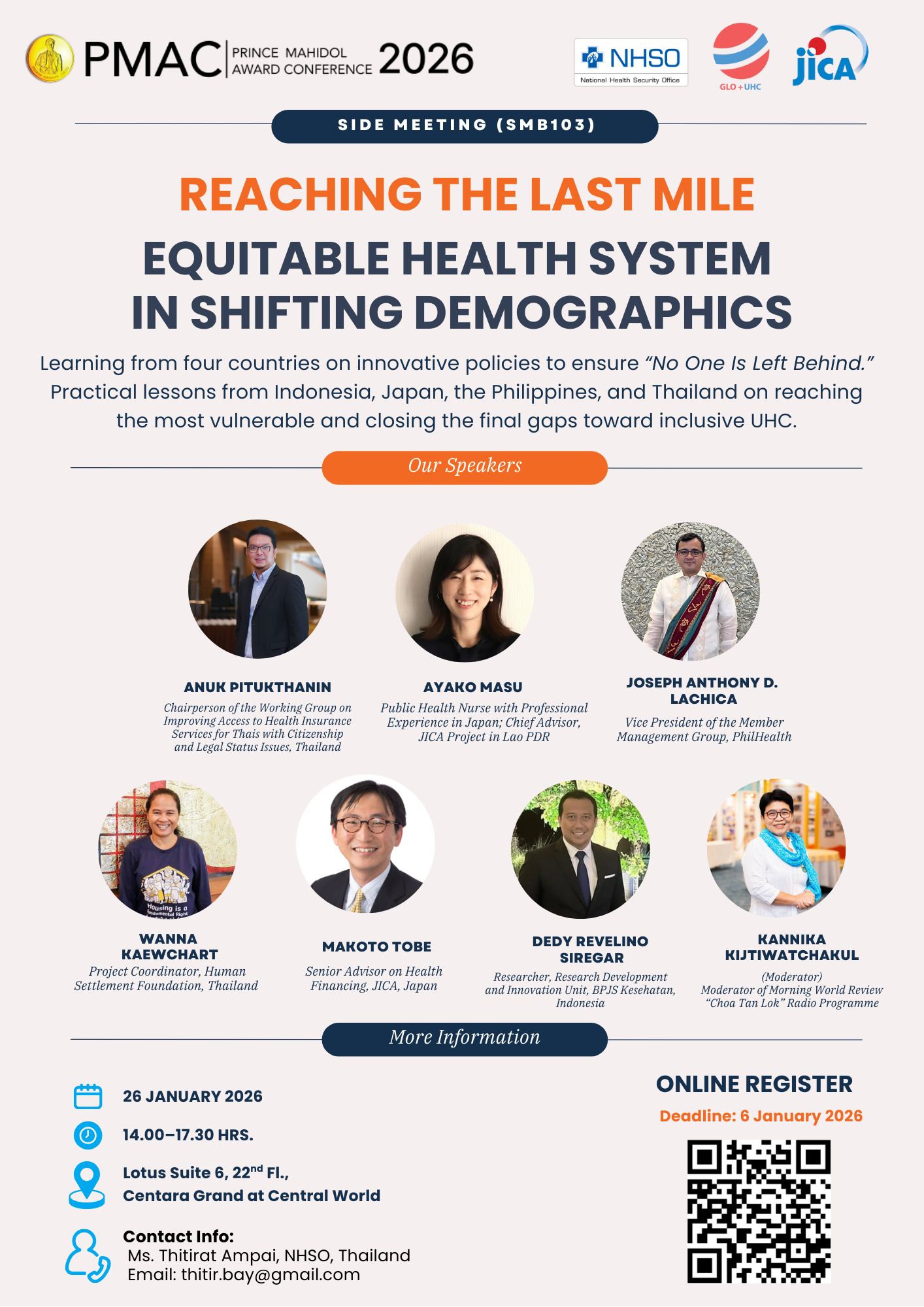 PMAC 2026 | Prince Mahidol Award Conference